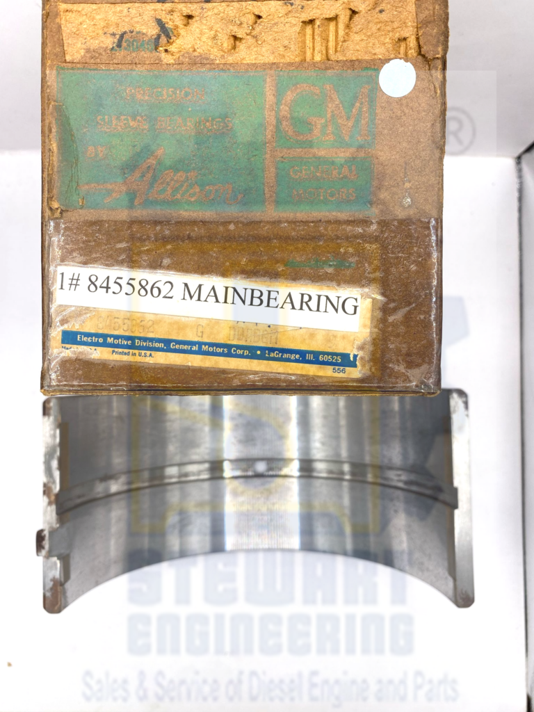 08455862 - EMD MAIN BEARING UPPER INTER - Stewart Engineering Works (S ...